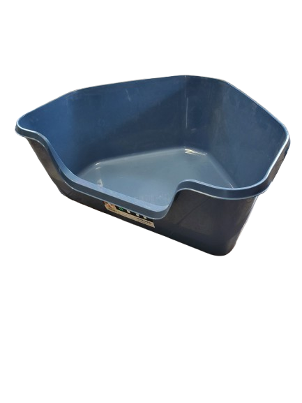 MODERNA HY FIT HIGH SIDED CORNER LITTER BOX DENIM BLUE - Your Local ...